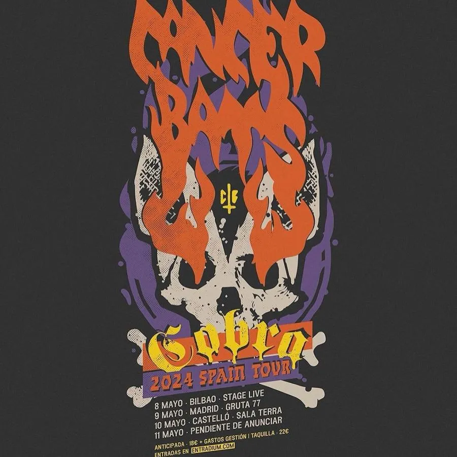 Evento Cancer Bats - 08/05/2024 - Bilbao - Stage Live - Spagna