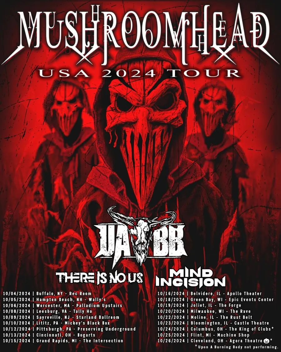 Evento Mushroomhead - 06/10/2024 - Worcester - The Palladium - Stati Uniti